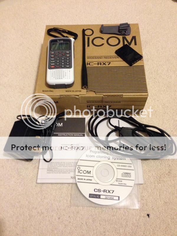 SOLD Icom IC-RX7 scanner. - FighterControl